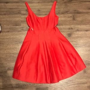 Halston Heritage | Dresses | Red Cocktail Dress From Halston | Poshmark